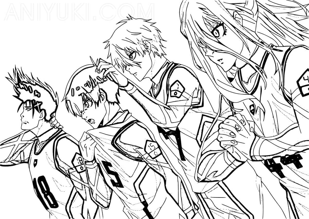 Coloriages Blue Lock (Animé et Manga) – Dessins à colorier – Coloriages ...