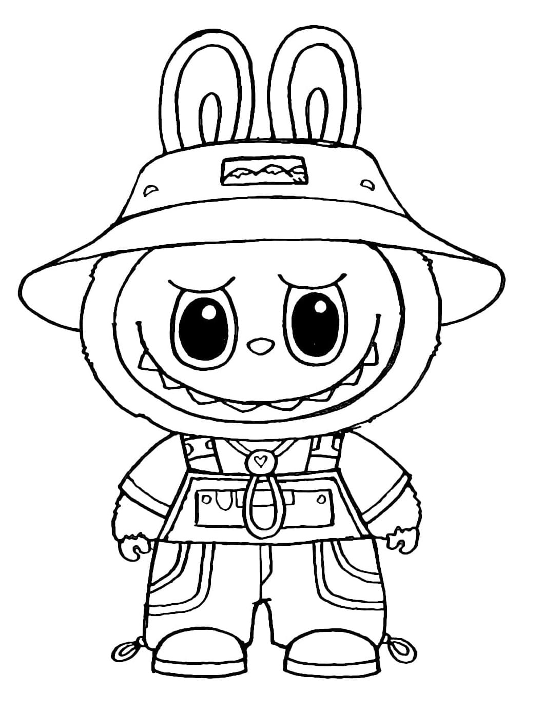 Coloriages Labubu (Jouets et Jeux) – Dessins à colorier – Coloriages à ...