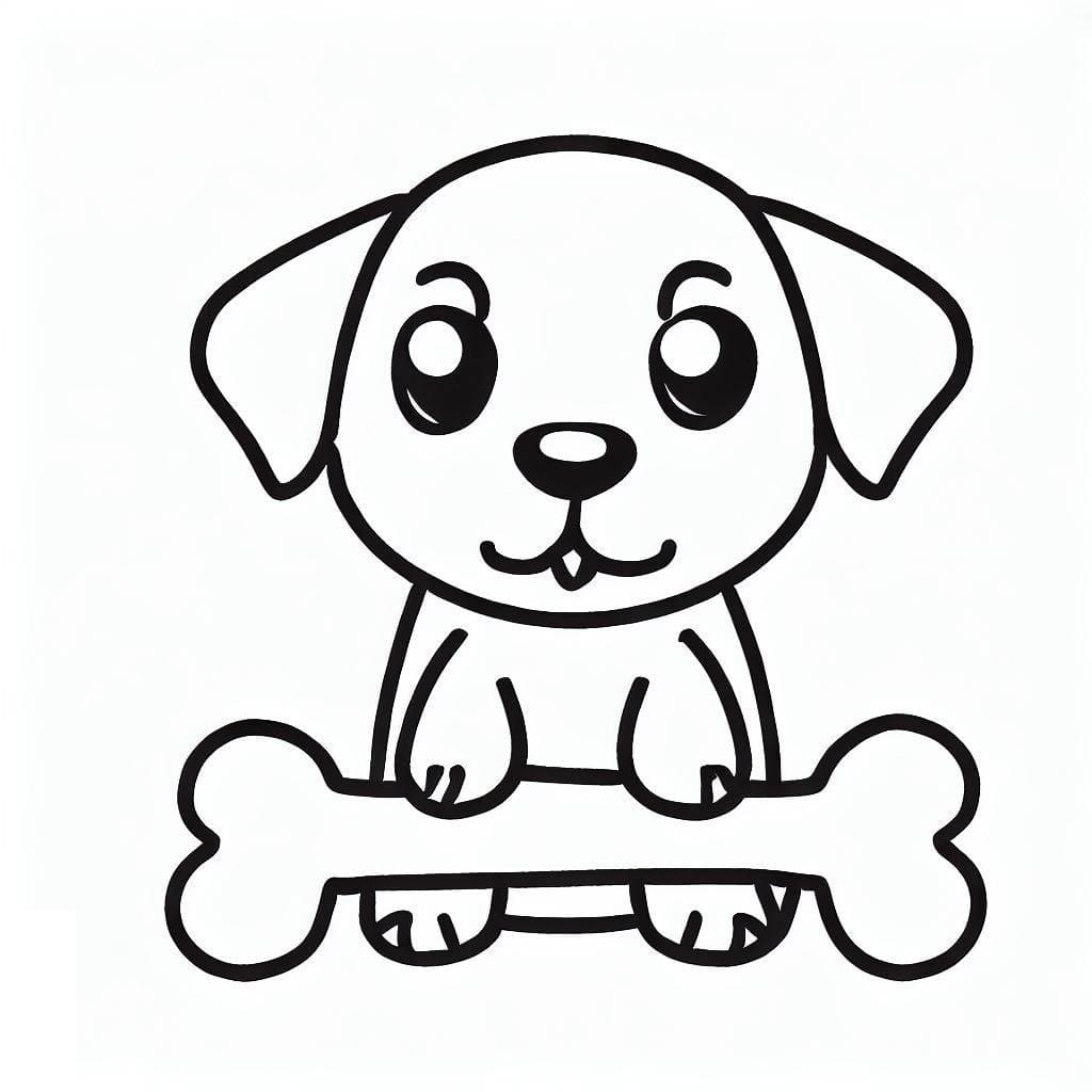 Coloriages Os de Chien (Objets) – Dessins à colorier – Coloriages à ...