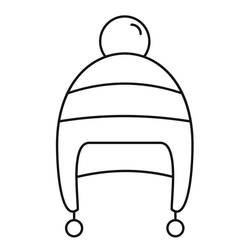 Coloriages Bonnet (Objets) – Dessins à colorier – Coloriages à Imprimer ...