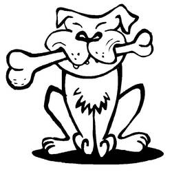 Coloriages Os de Chien (Objets) – Dessins à colorier – Coloriages à ...