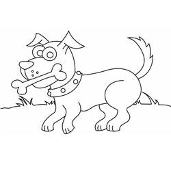 Coloriages Os de Chien (Objets) – Dessins à colorier – Coloriages à ...
