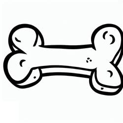 Coloriages Os de Chien (Objets) – Dessins à colorier – Coloriages à ...