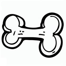 Coloriages Os de Chien (Objets) – Dessins à colorier – Coloriages à ...