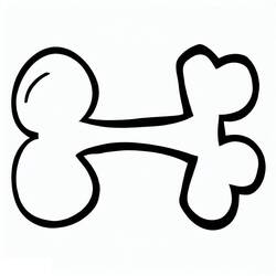 Coloriages Os de Chien (Objets) – Dessins à colorier – Coloriages à ...