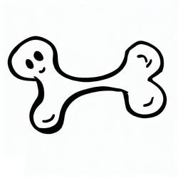 Coloriages Os de Chien (Objets) – Dessins à colorier – Coloriages à ...