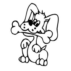 Coloriages Os de Chien (Objets) – Dessins à colorier – Coloriages à ...