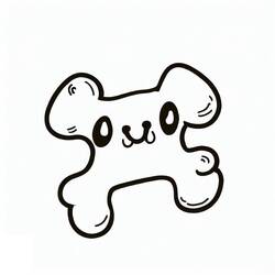 Coloriages Os de Chien (Objets) – Dessins à colorier – Coloriages à ...